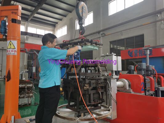 Automatic Shuttle Rotomolding Machine For Plastics Products CE ...