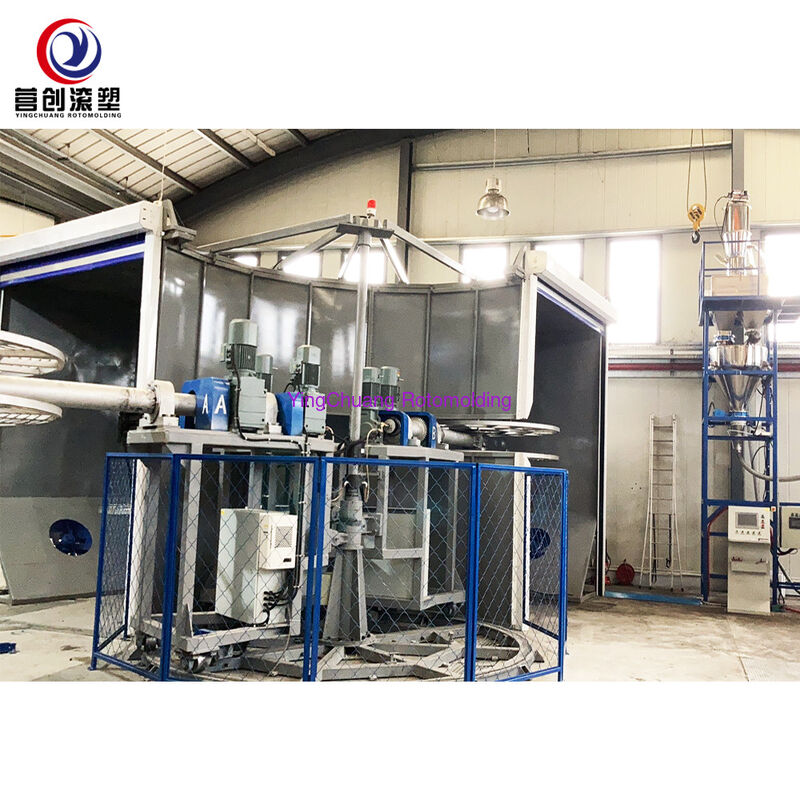2500L Multi Functional Rotary Moulding Machine For Plastic Products Making