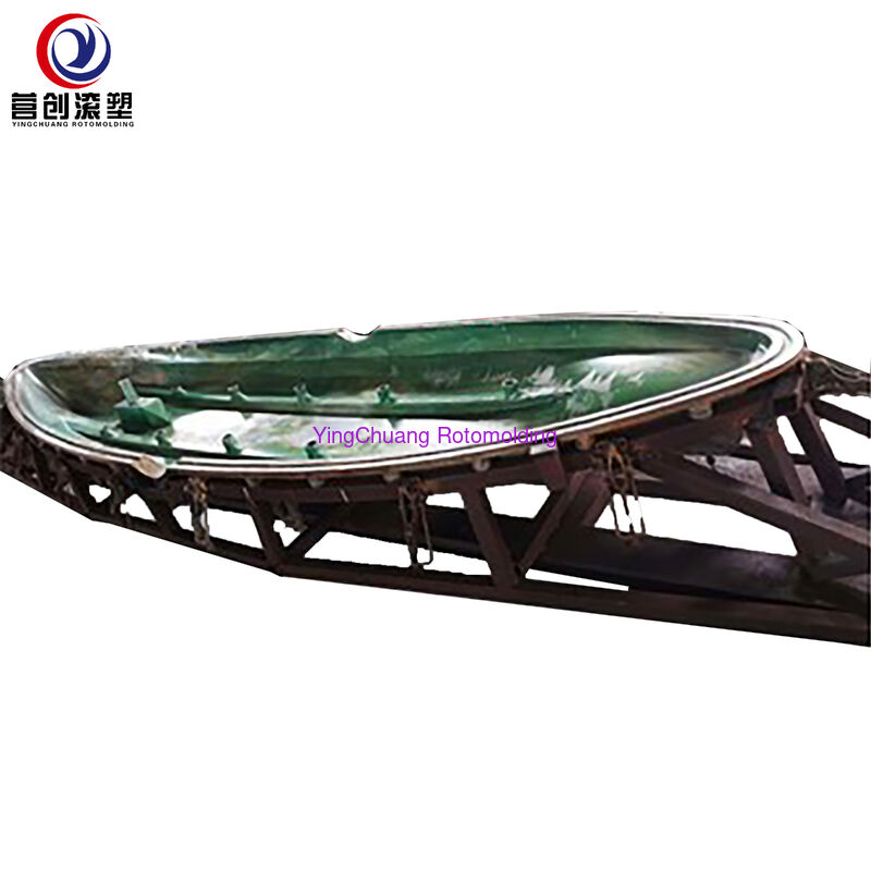 LLDPE Rescue Plastic Boat Canoe Rotational Mould Customized