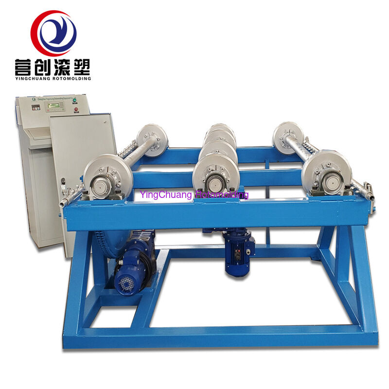 Low Noise Rock And Roll Rotomoulding Machines Rotational Molding Equipment