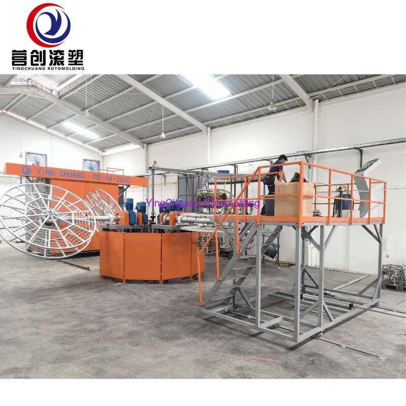 Electric Heating Rotational Molding Equipment for PE Plastic Processing