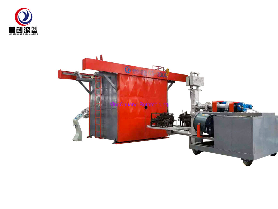 Manufacturing Plant Shuttle Rotomolding Machine with Advisory Service