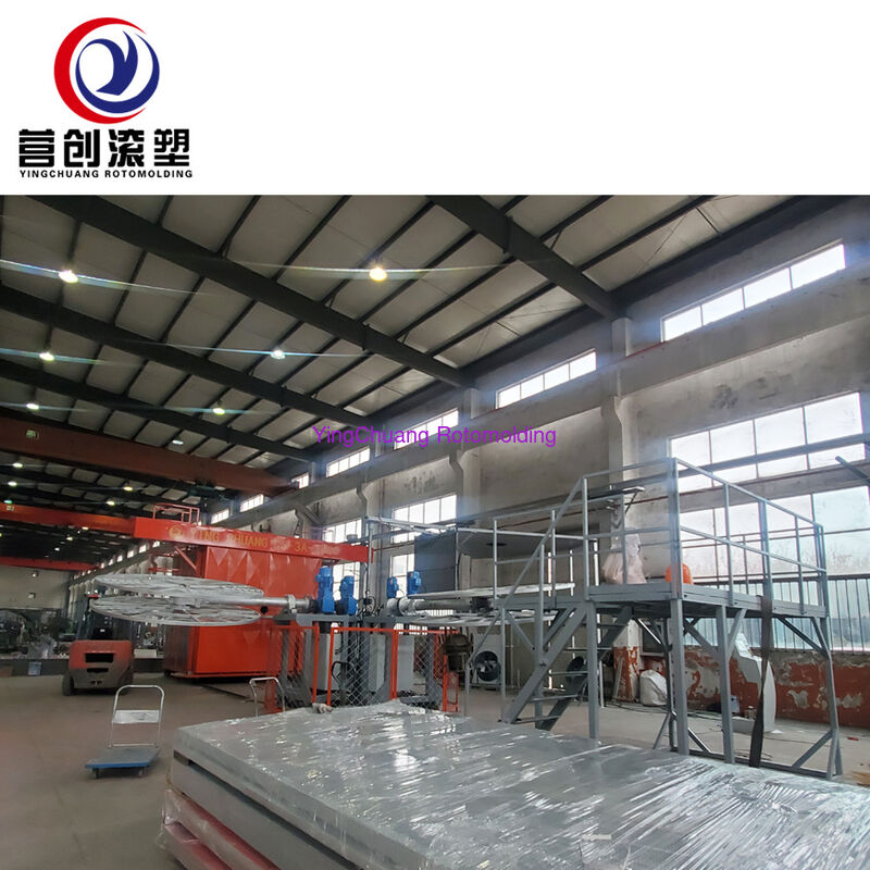 Electric Power Source Rotary Rotational Molding Machine for OEM Shape ...