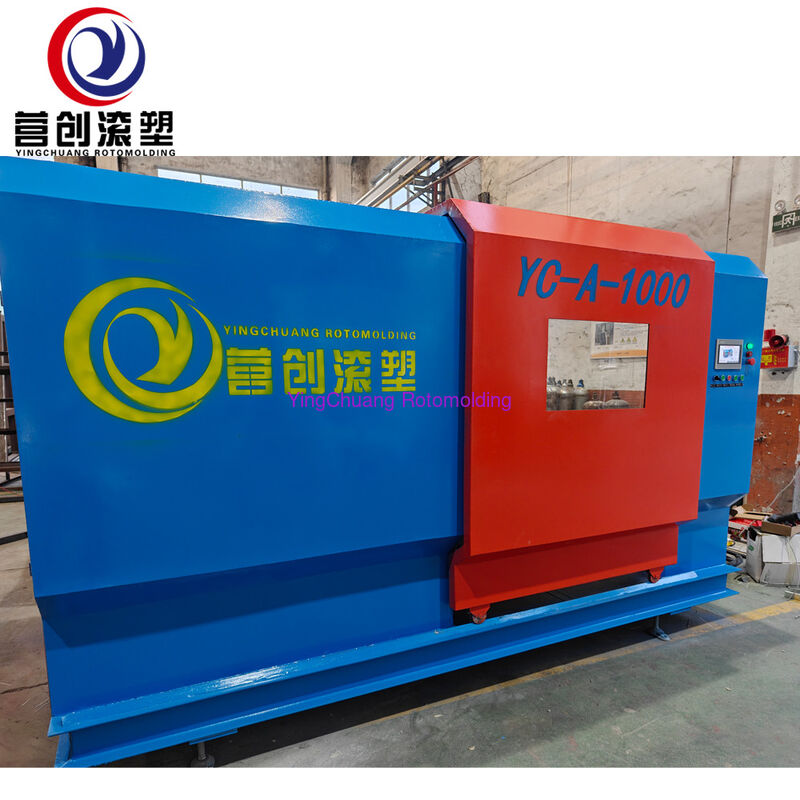 1000*1000 Electric Heating Rotomolding Machine With 100KG Load Capacity ...