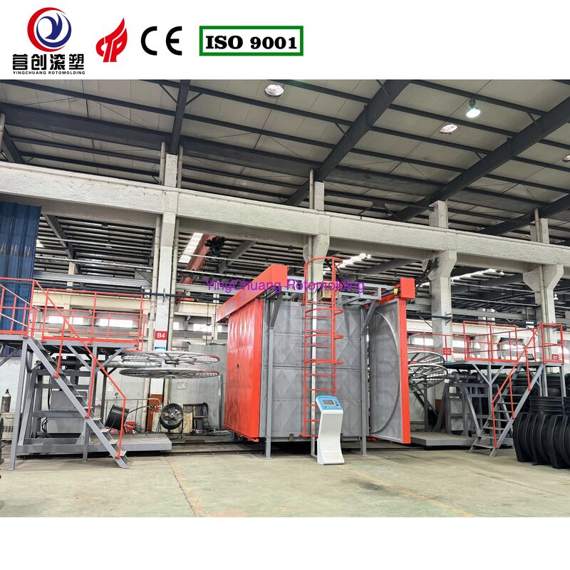 PLC Automatic Shuttle Rotomolding Machine With 220/380/440V Voltage