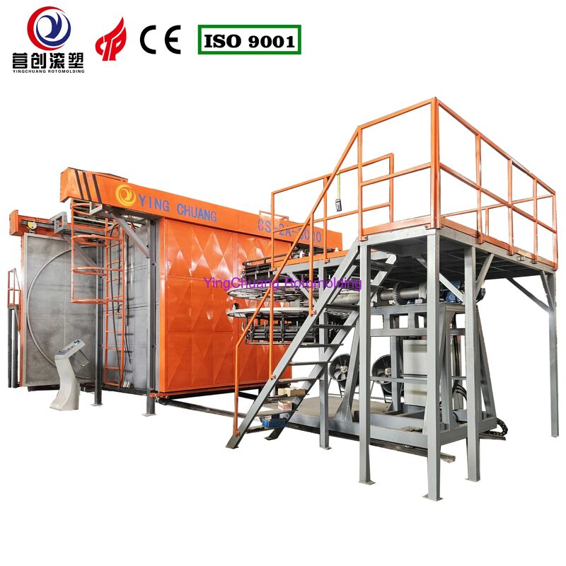 Adjustable Rotating Speed Shuttle Rotomolding Machine For Manufacturing ...