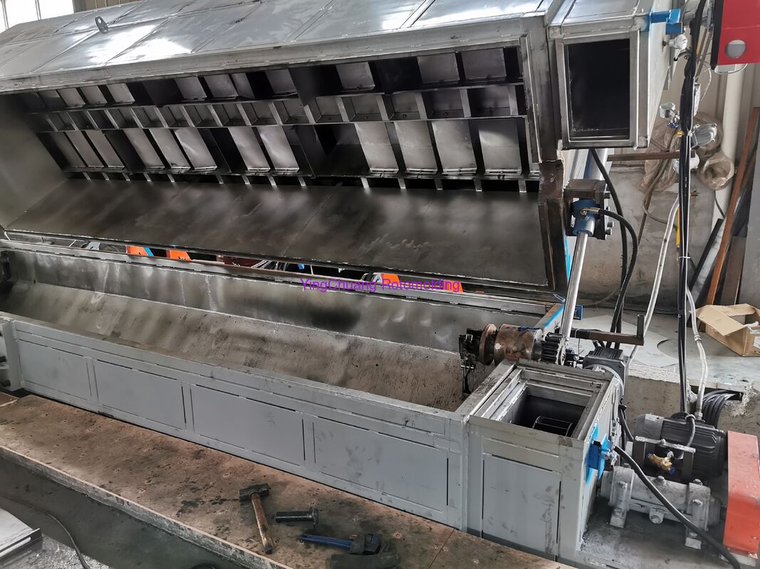 Long Shape Product Boat Kayak Rock And Roll Rotomolding Machine For ...