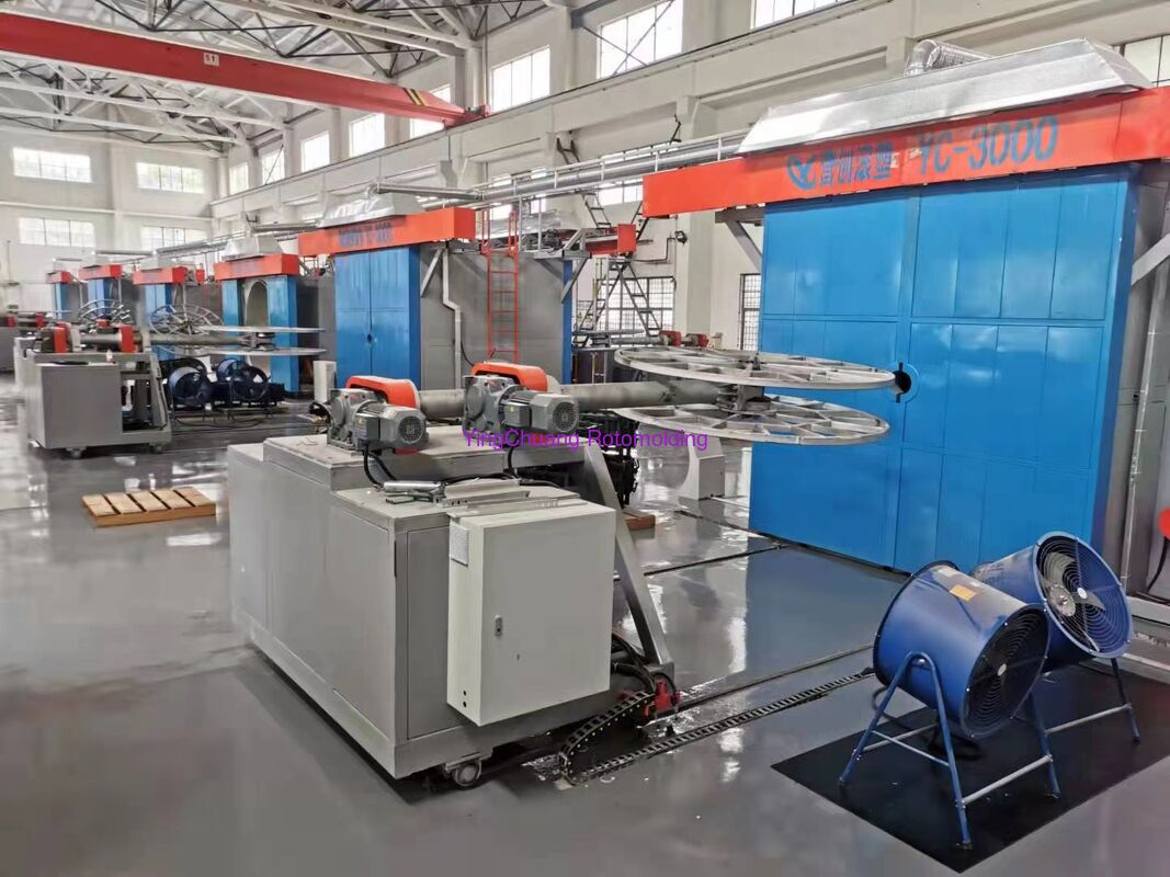 Roto Two Arms Shuttle Rotomolding Machine For Sale