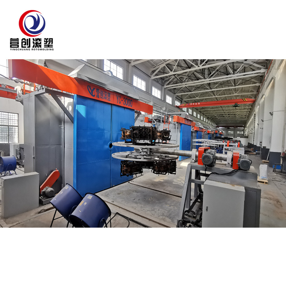220V/380V/440V Automatic Rotational Molding Machine With Heating Chamber