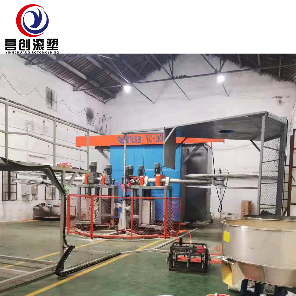A stable rotary molding machine capable of producing insulated boxes ...
