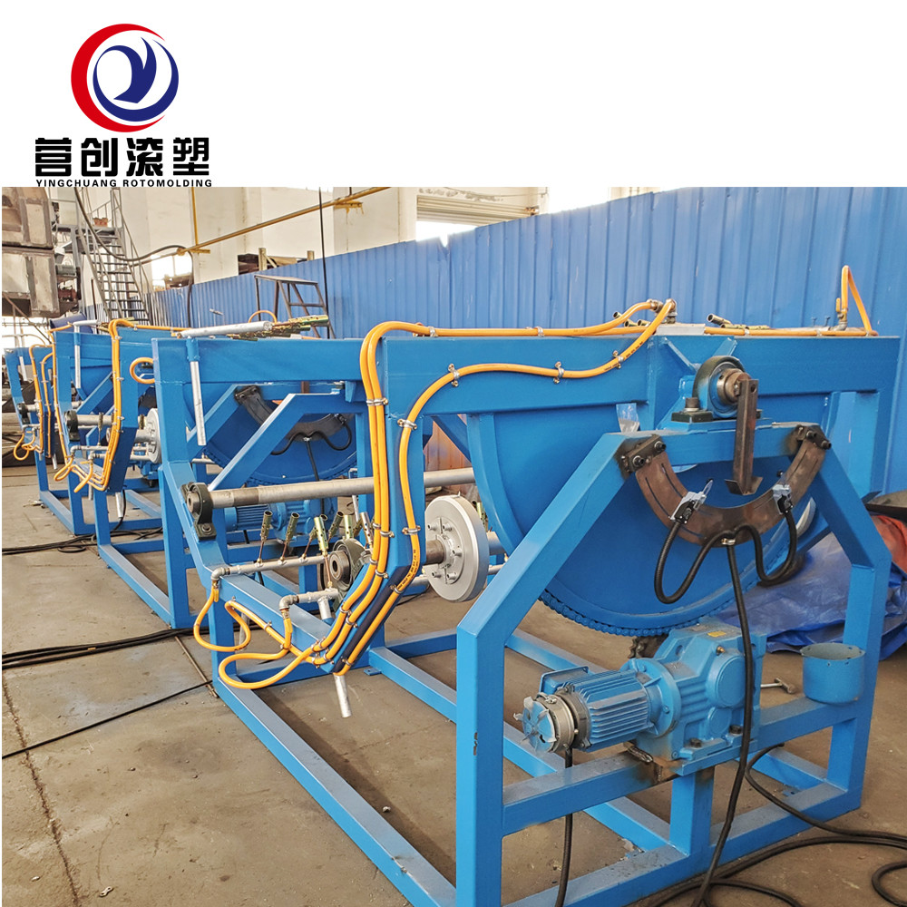 6KW-11KW Rock and Roll Rotational Moulding Machine Fast Speed Performance