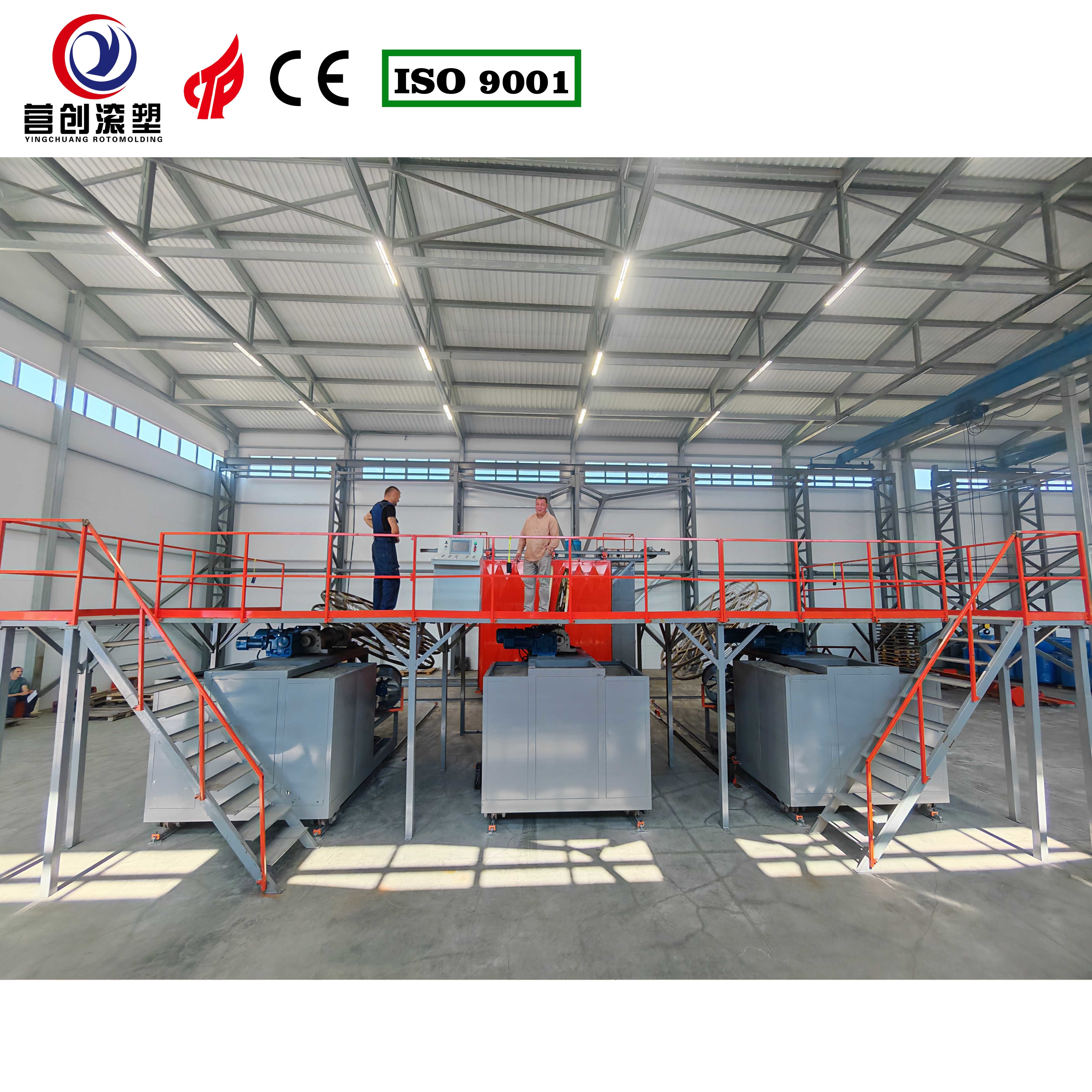 CS-3A-3500 Multi-Arm Shuttle Rotomolding Machine for Industrial Production