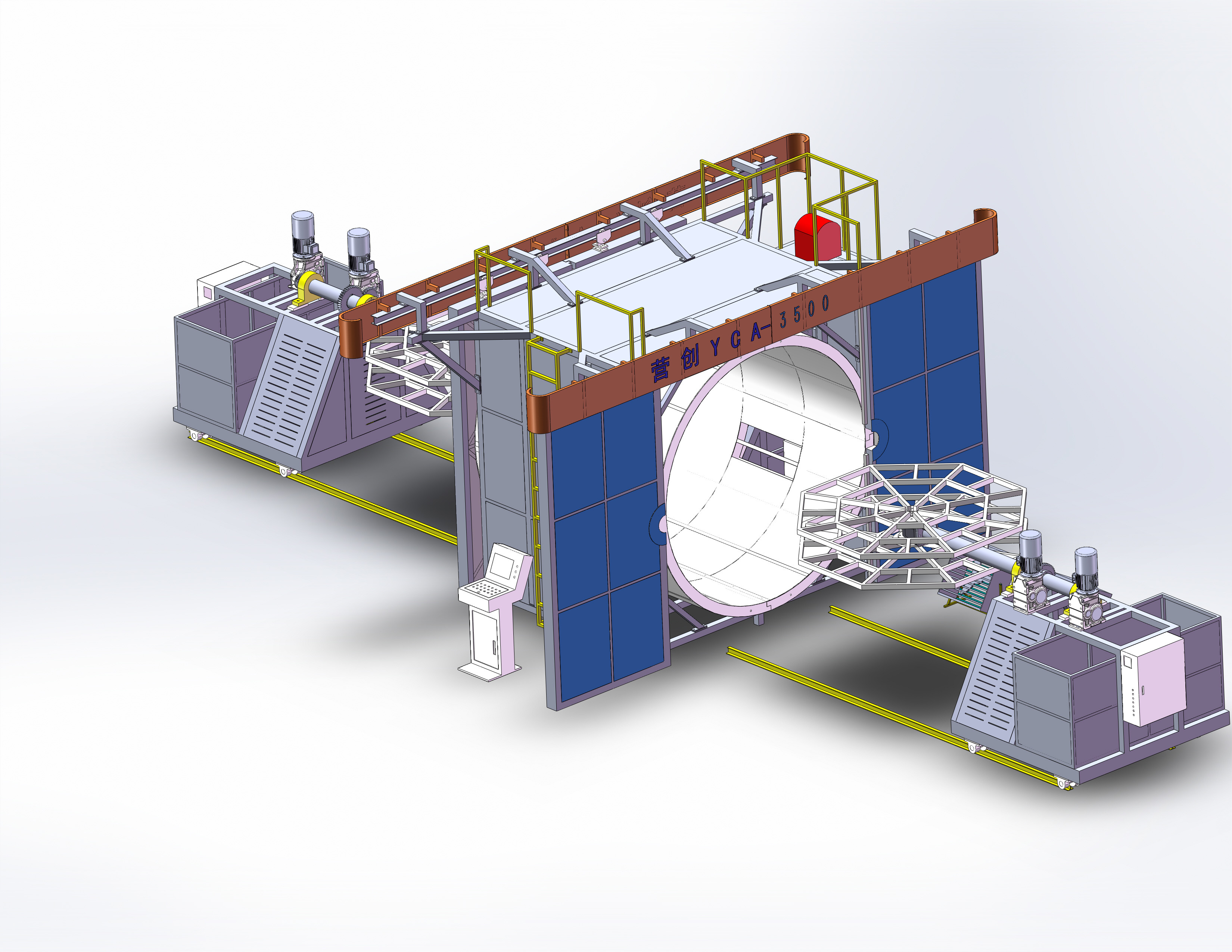 Automatic Shuttle Rotomolding Machine / Like Ferry Rotomolding Machines
