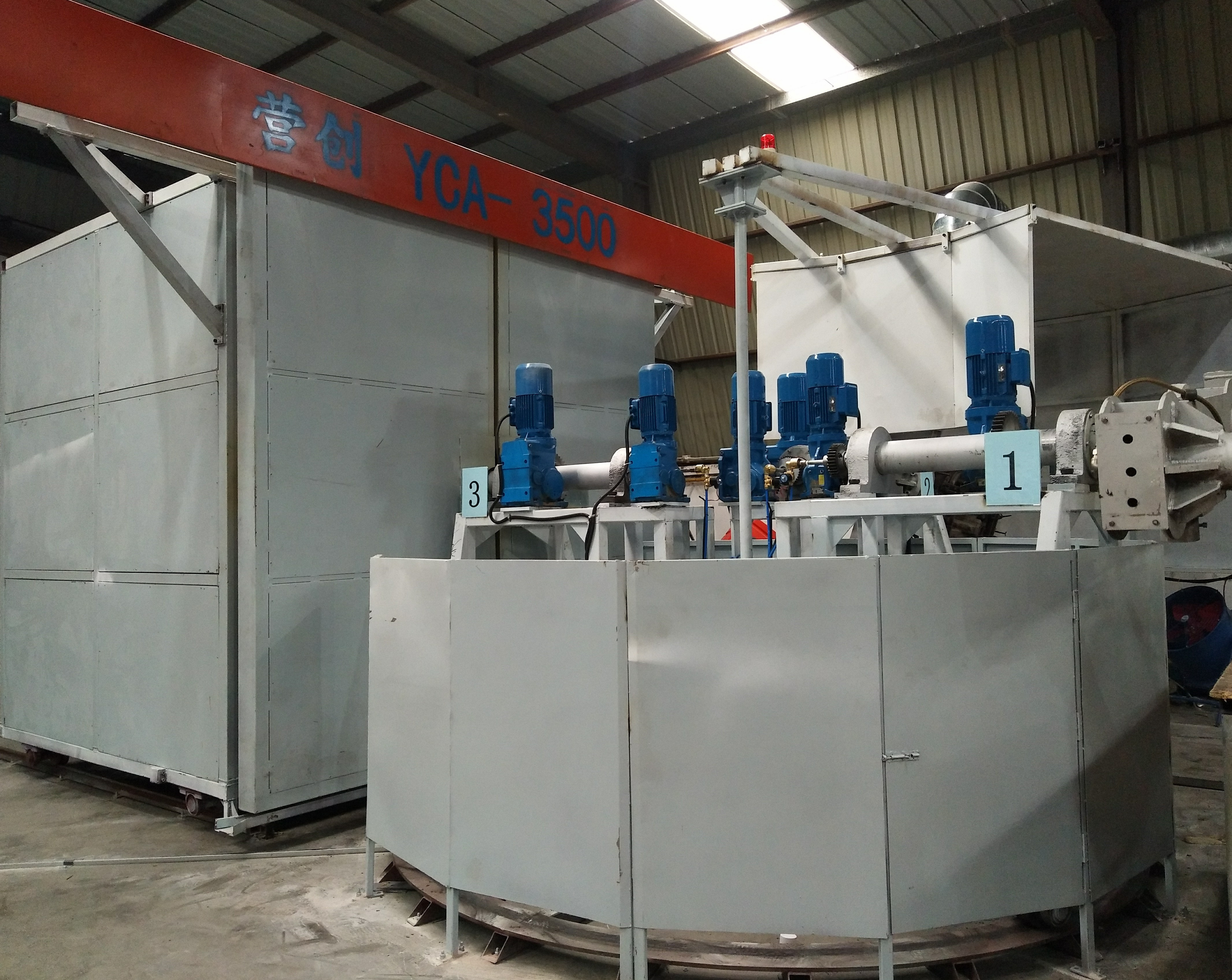 Reliable and Automated Rotary Moulding Machine with 49KW Power