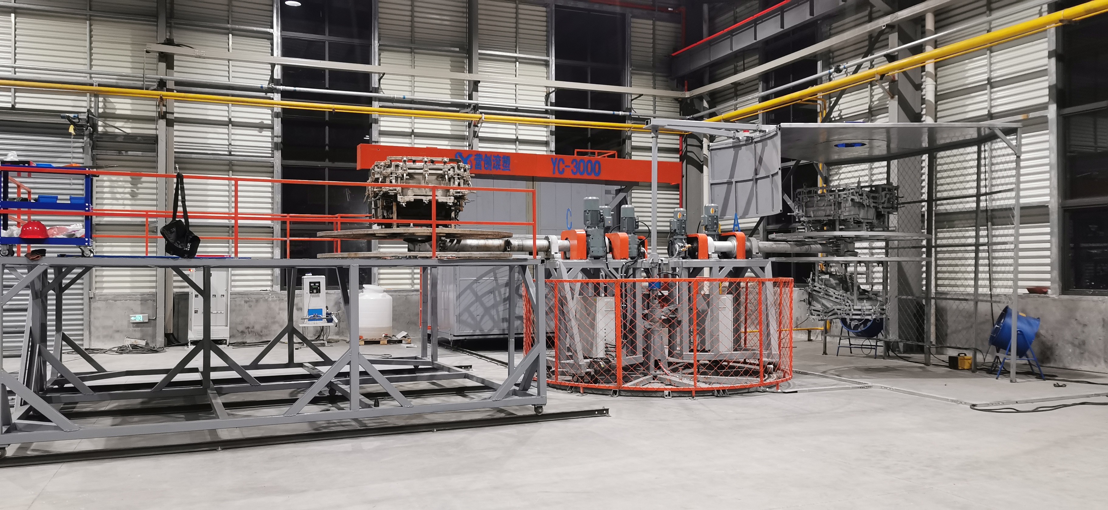 Carousel Rotational Molding Machine for Manufacture Of Water Tanks ...