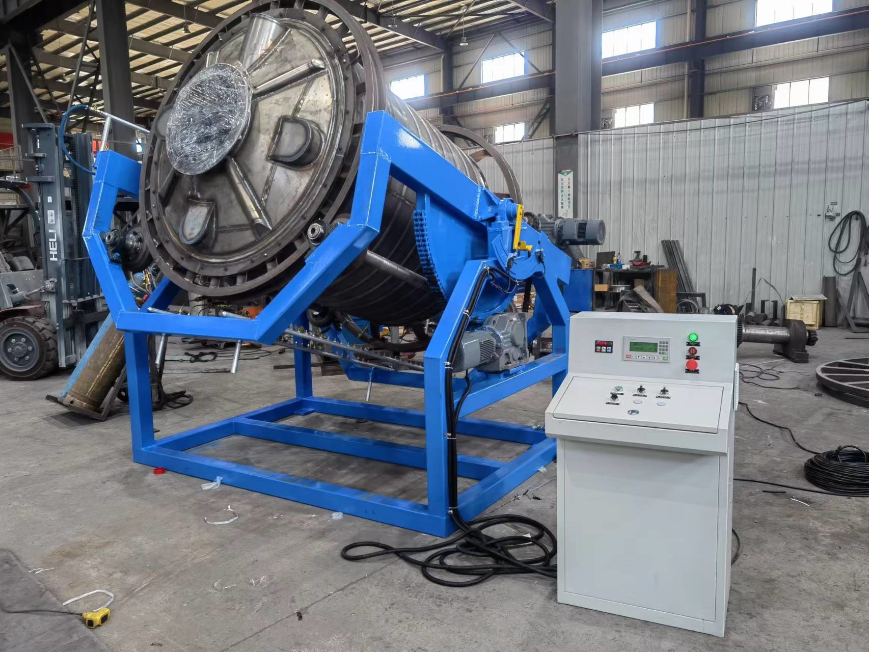 Open Flame Rotomolding Machine Rock N Roll Water Tank Making Machine