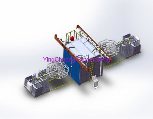 Automatic Shuttle Rotomolding Machine For Plastics Products CE ...