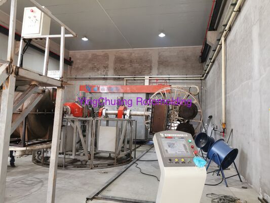 Two Stations Water Tank Making Machine / Electric Rotary Molding Machine