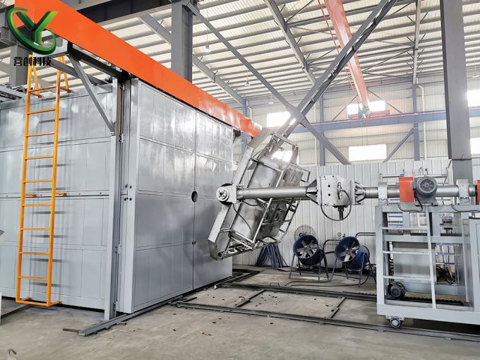 3 Arm 5 Station Carousel Rotomoulding Equipment