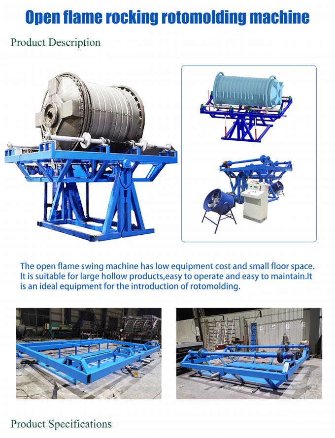 Automatic Rock And Roll Rotomoulding Machines / Rotational Molding Machine