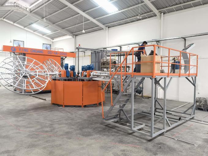 3M 4-Arm Carousel Rotomolding Machine（CC-4A-3000）—— Indonesia factory ...