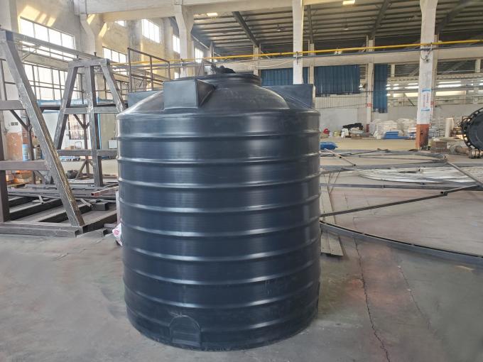 The production process of 3000L Water tank Open flame swing machine